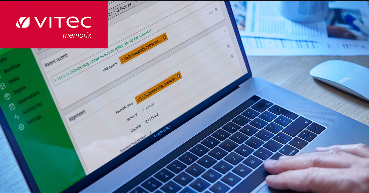 Vitec Memorix - Secure and sustainable management of digital collections
